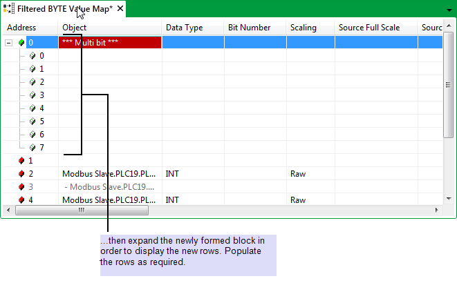 Core Configuration Guide - Enable Mapping of Individual Bits within a Multi-bit Value Map ...